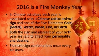 monkey year | PPTX