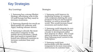 SAMSUNG | PPTX | Operating Systems | Computer Software and Applications