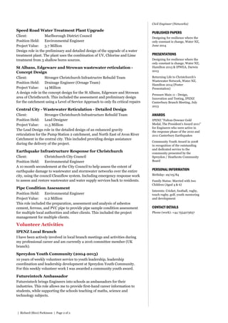 Richard Parkinson CV | DOC
