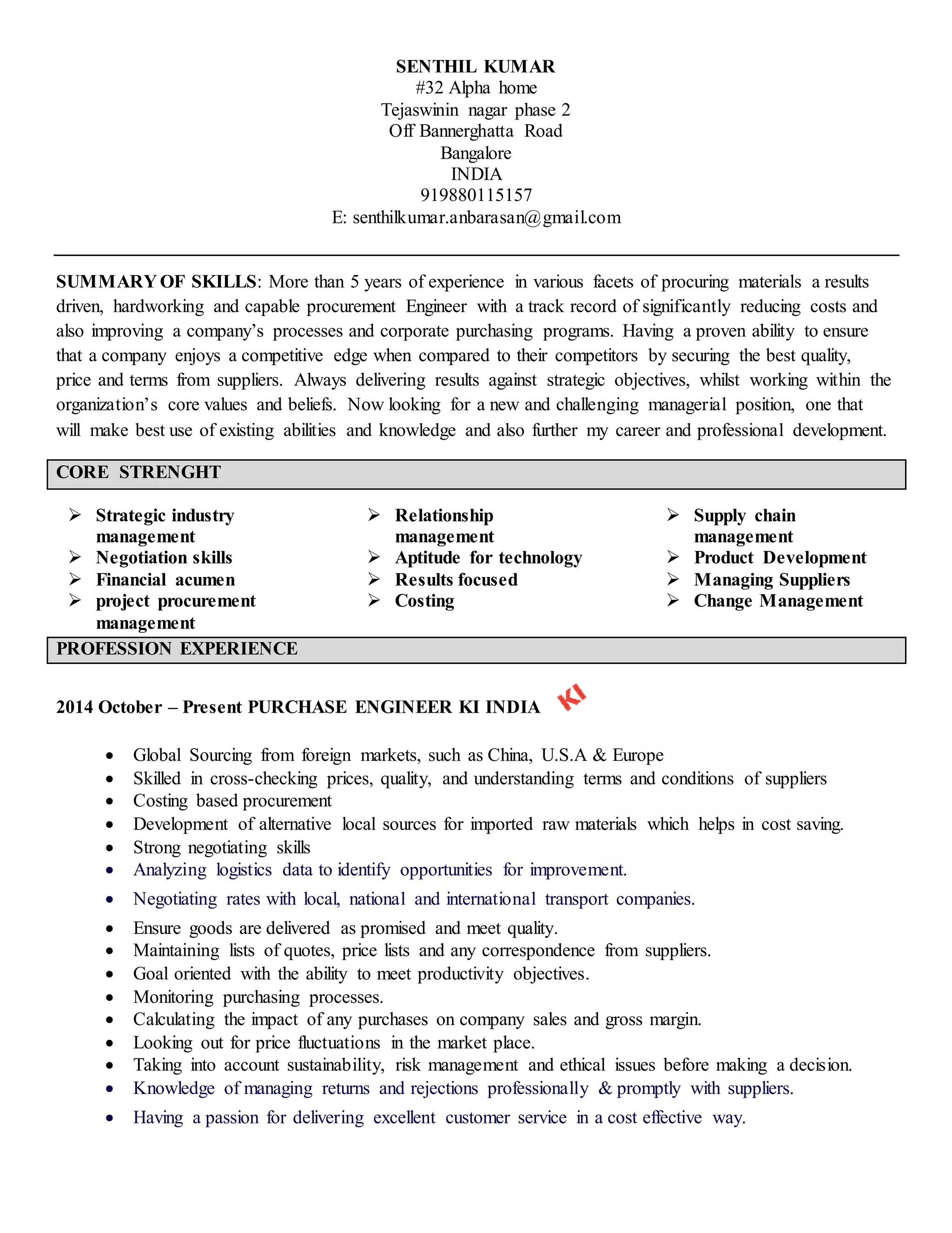 senthil int | DOCX | Business Administration | Business