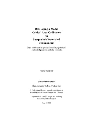 Colleen's UW Prof Project | PDF