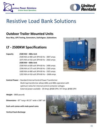 Load Bank Selection Guide | PDF