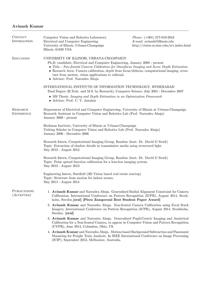 Avinash_CV | PDF