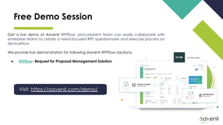 3 Features to Consider for your RFP Software on ServiceNow | PPT