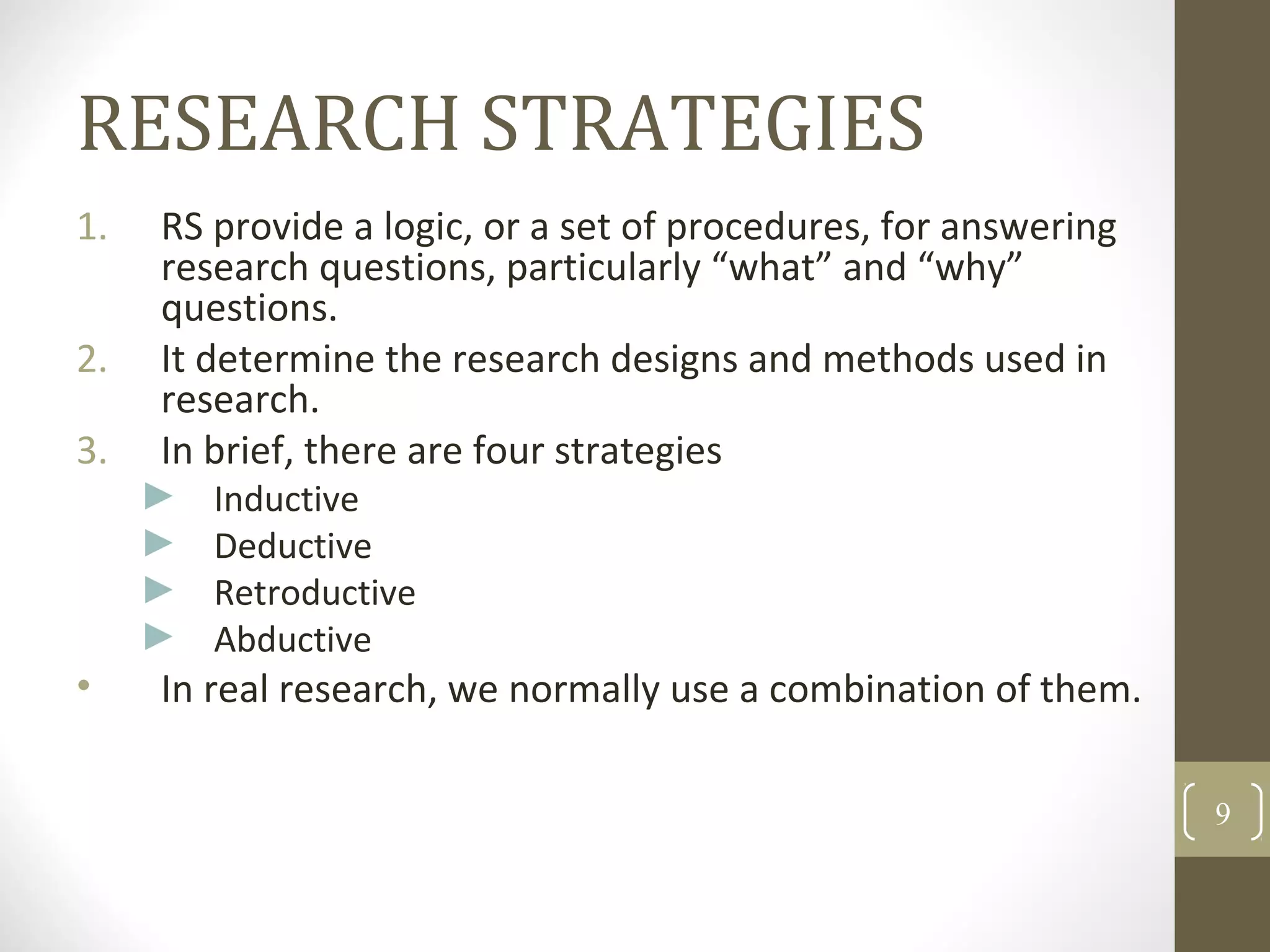 RESEARCH STRATEGIES | PPT