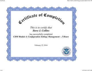 CDM Module 4 Configuration Settings Management 5_-5_HR | PDF