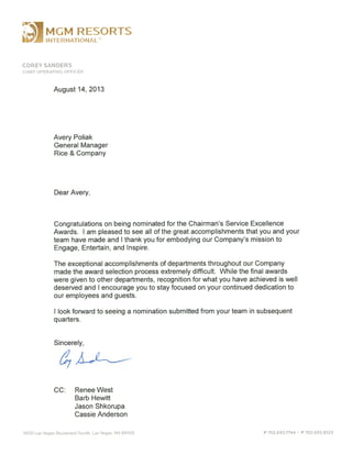 Chairman Letter | PDF