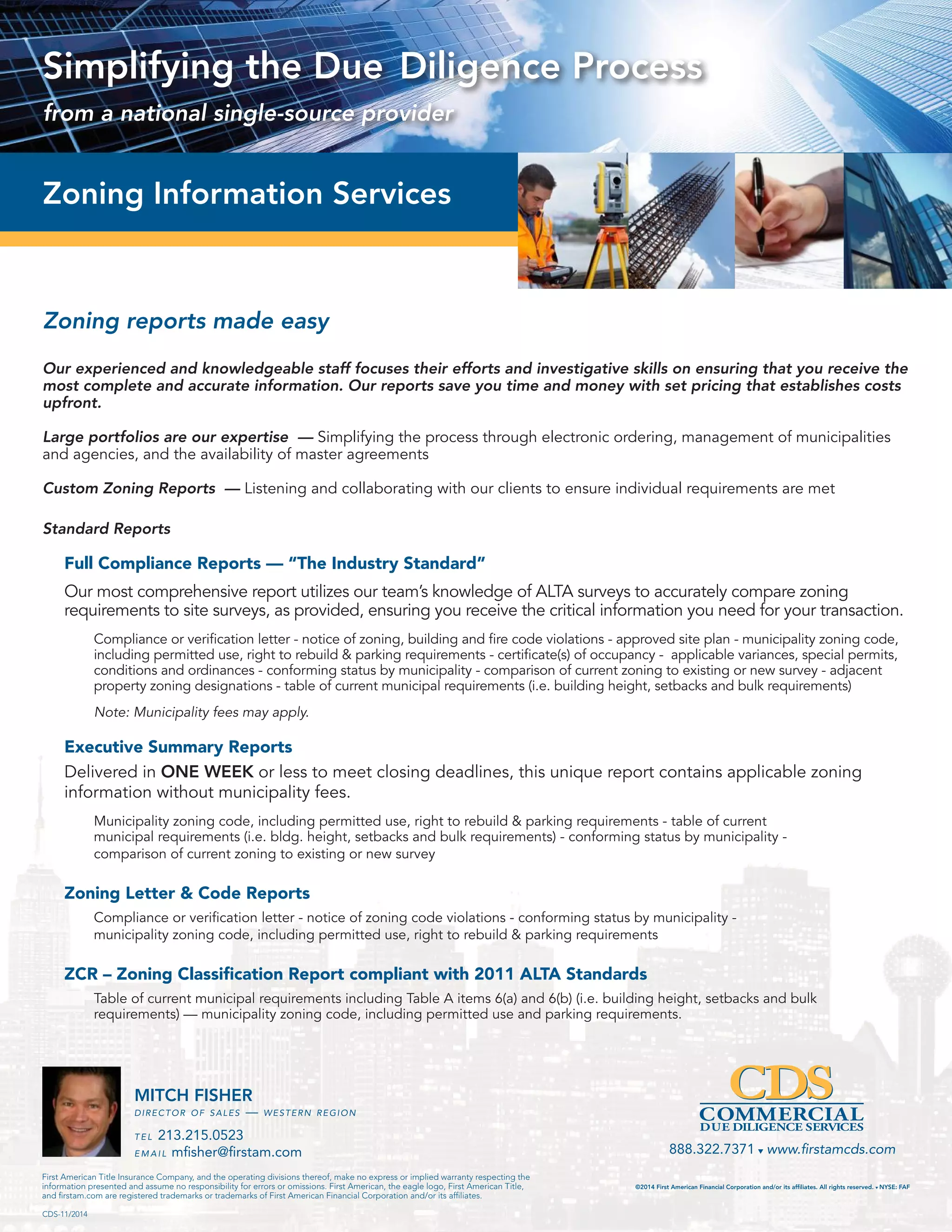 CDS Flyers - Zoning-Mitch Fisher-CDS(2) | PDF