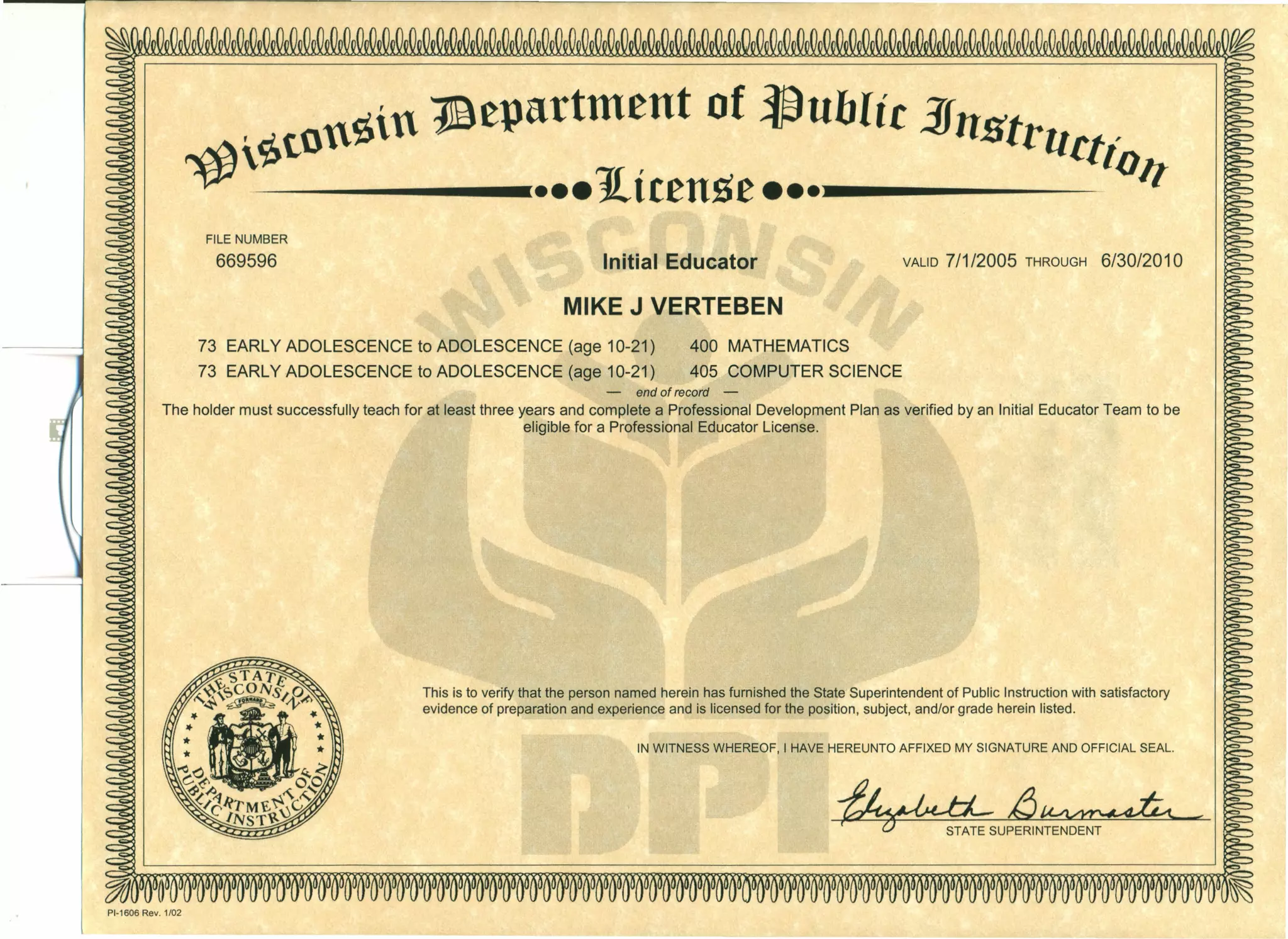 teaching license | PDF