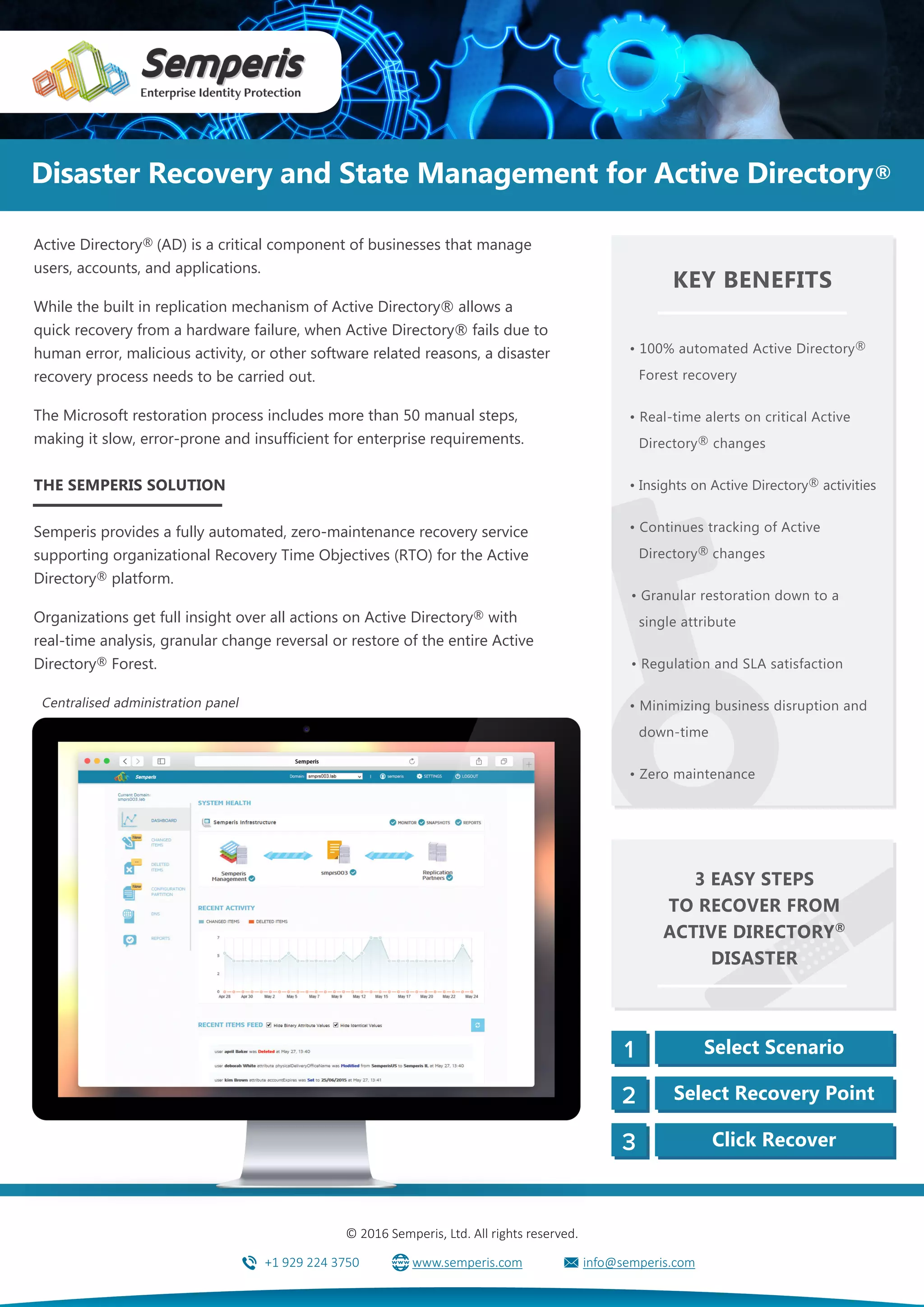 Semperis Data Sheet | PDF