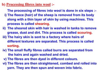 Class-7 science Chapter-3 fiber to fabric | PPT
