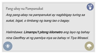 Siyam na Uri ng Pang-Abay | PPTX