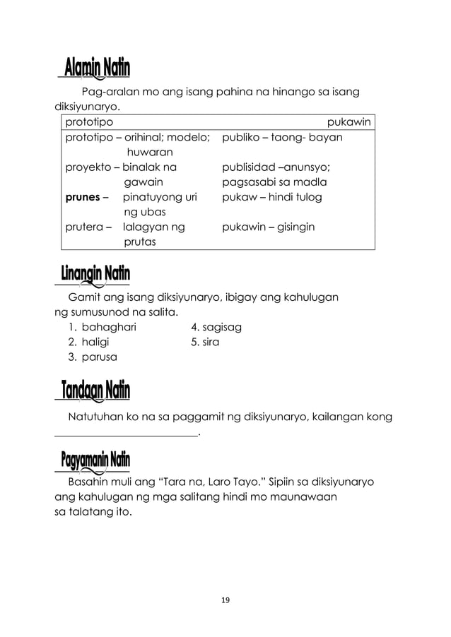 Filipino 3 Learner's Manual 1st Quarter | PDF