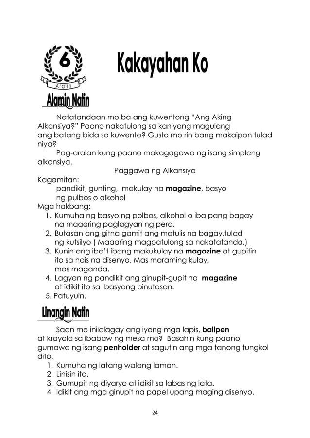 Filipino 3 Learner's Manual 1st Quarter | PDF