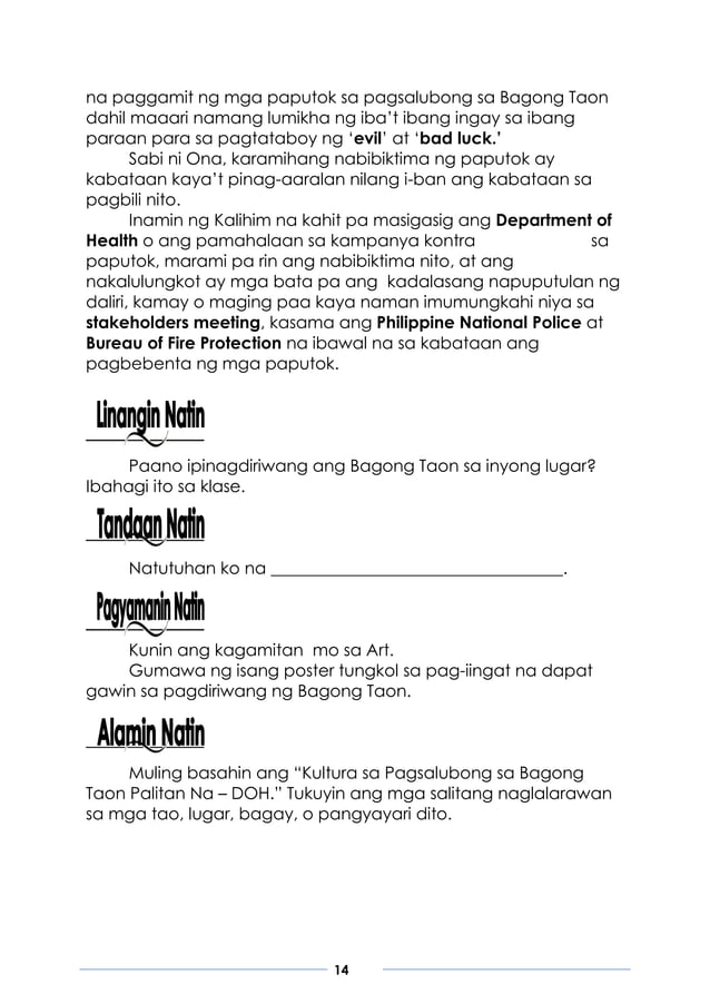 Filipino 3 Learner's Manual 3rd Quarter | PDF