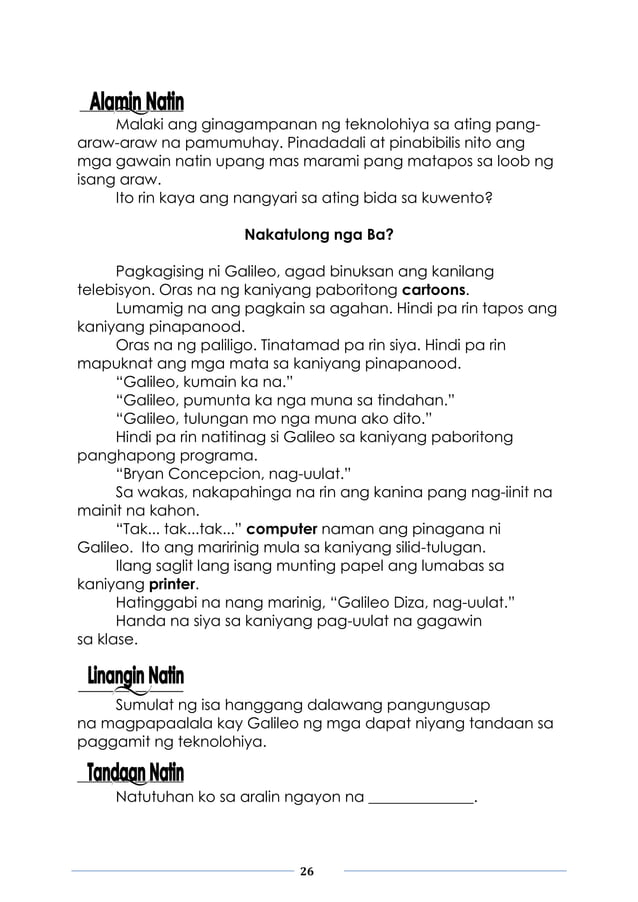 Filipino 3 Learner's Manual 4th Quarter | PDF