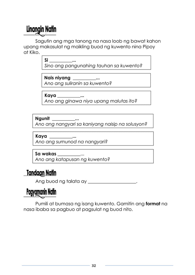 Filipino 3 Learner's Manual 4th Quarter | PDF