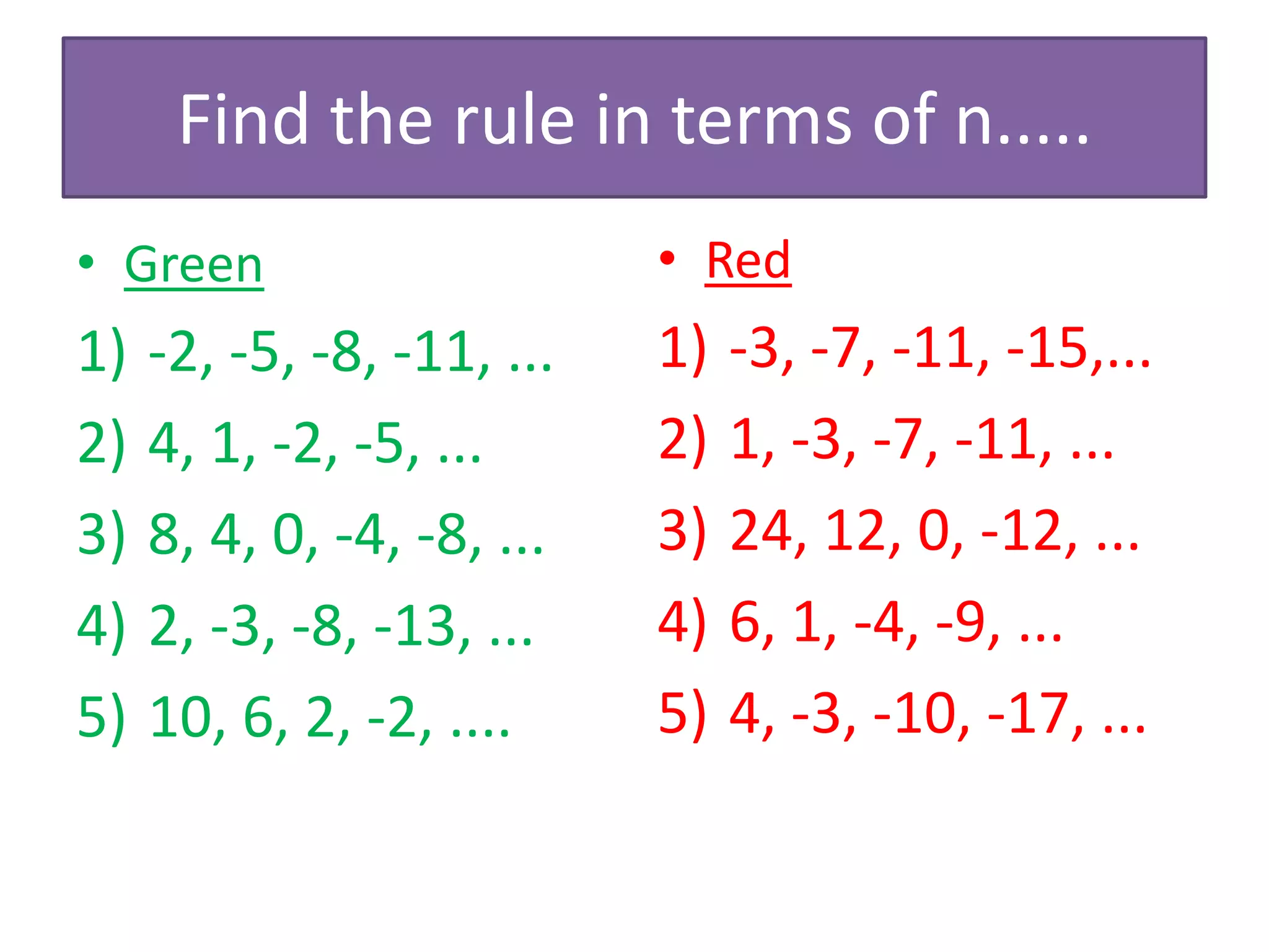 3) finding the_nth_term | PPTX