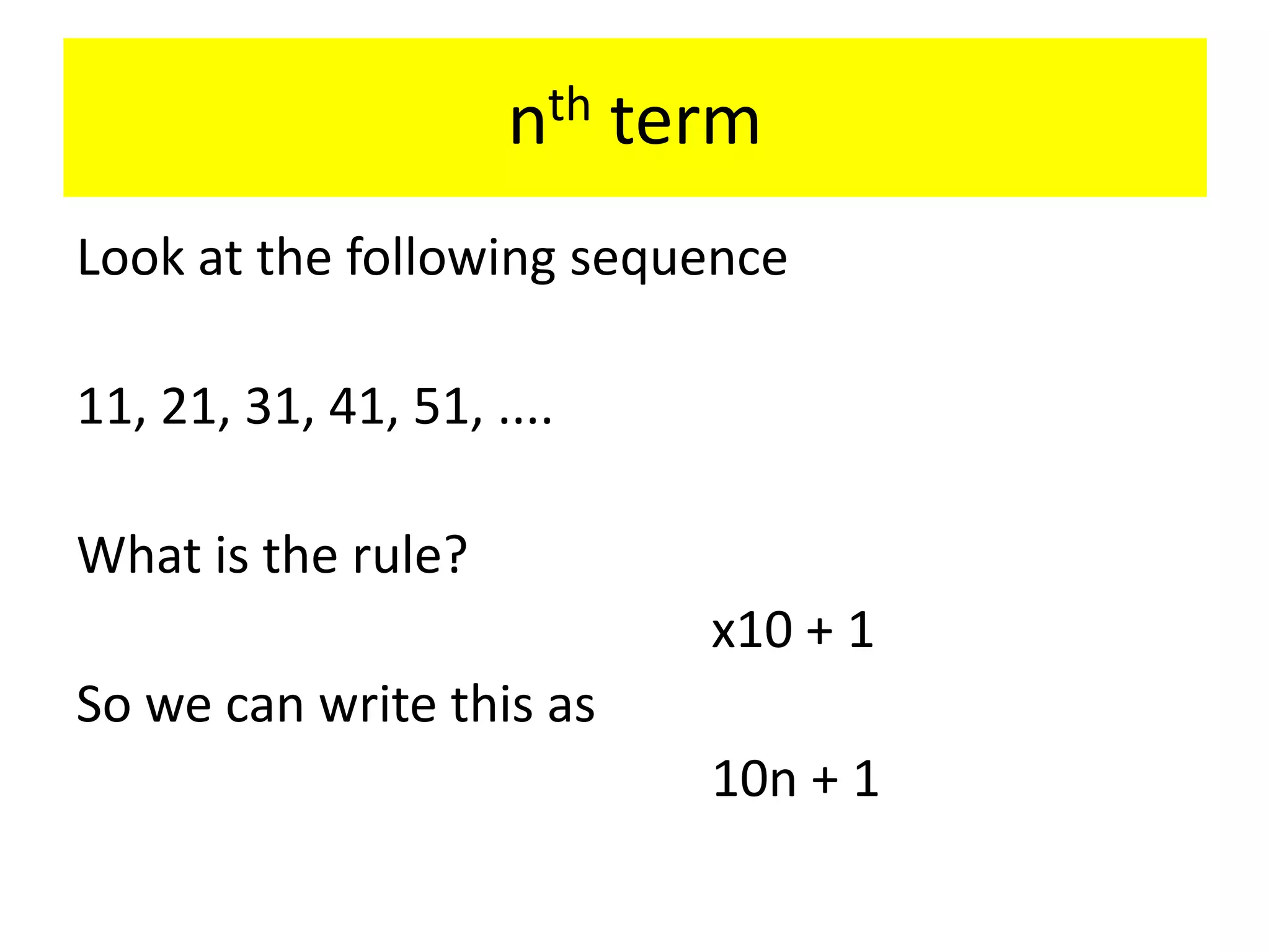 3) finding the_nth_term | PPTX