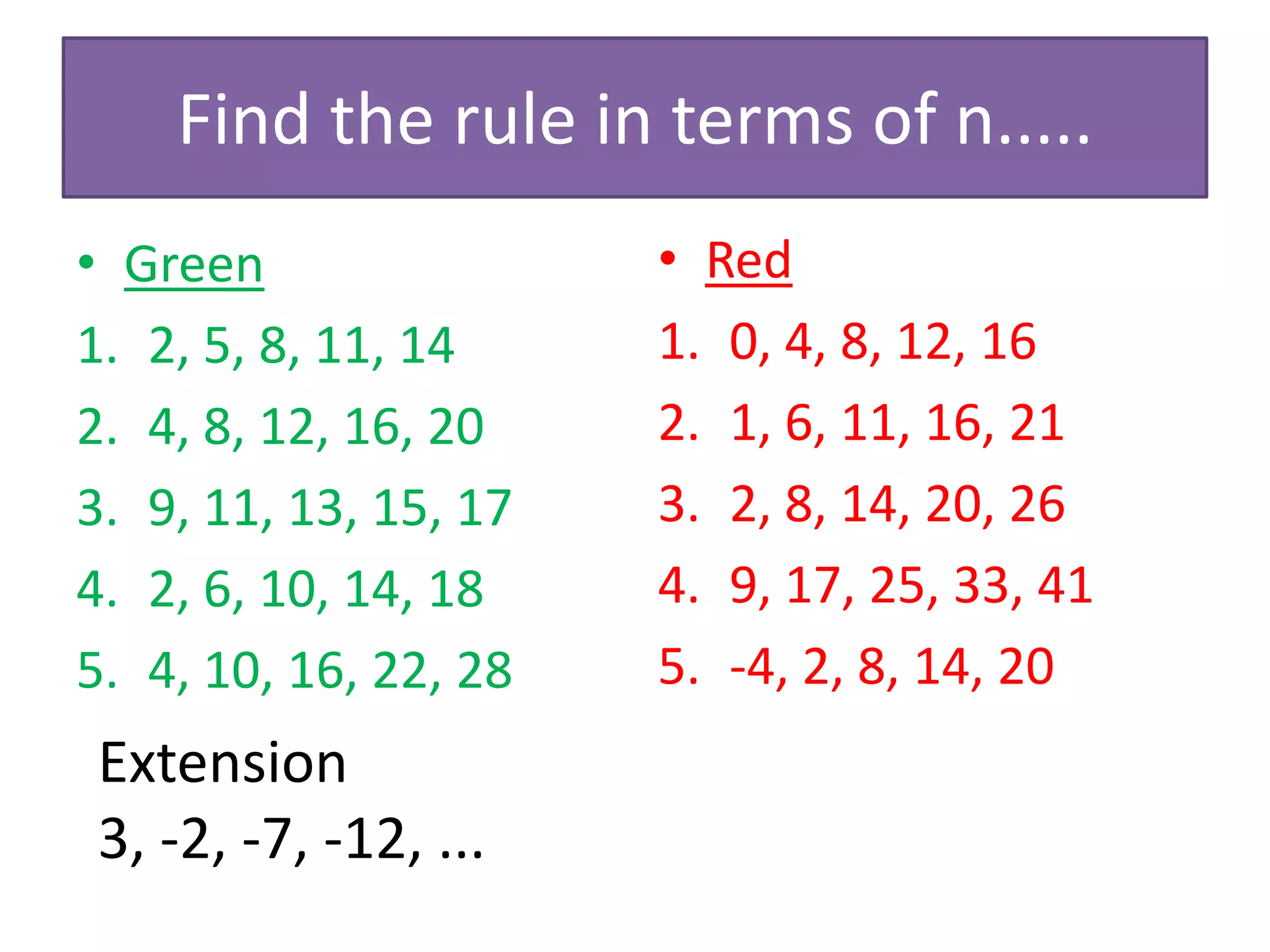 3) finding the_nth_term | PPTX