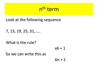3) finding the_nth_term | PPTX