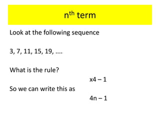 3) finding the_nth_term | PPTX