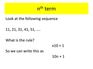 3) finding the_nth_term | PPTX