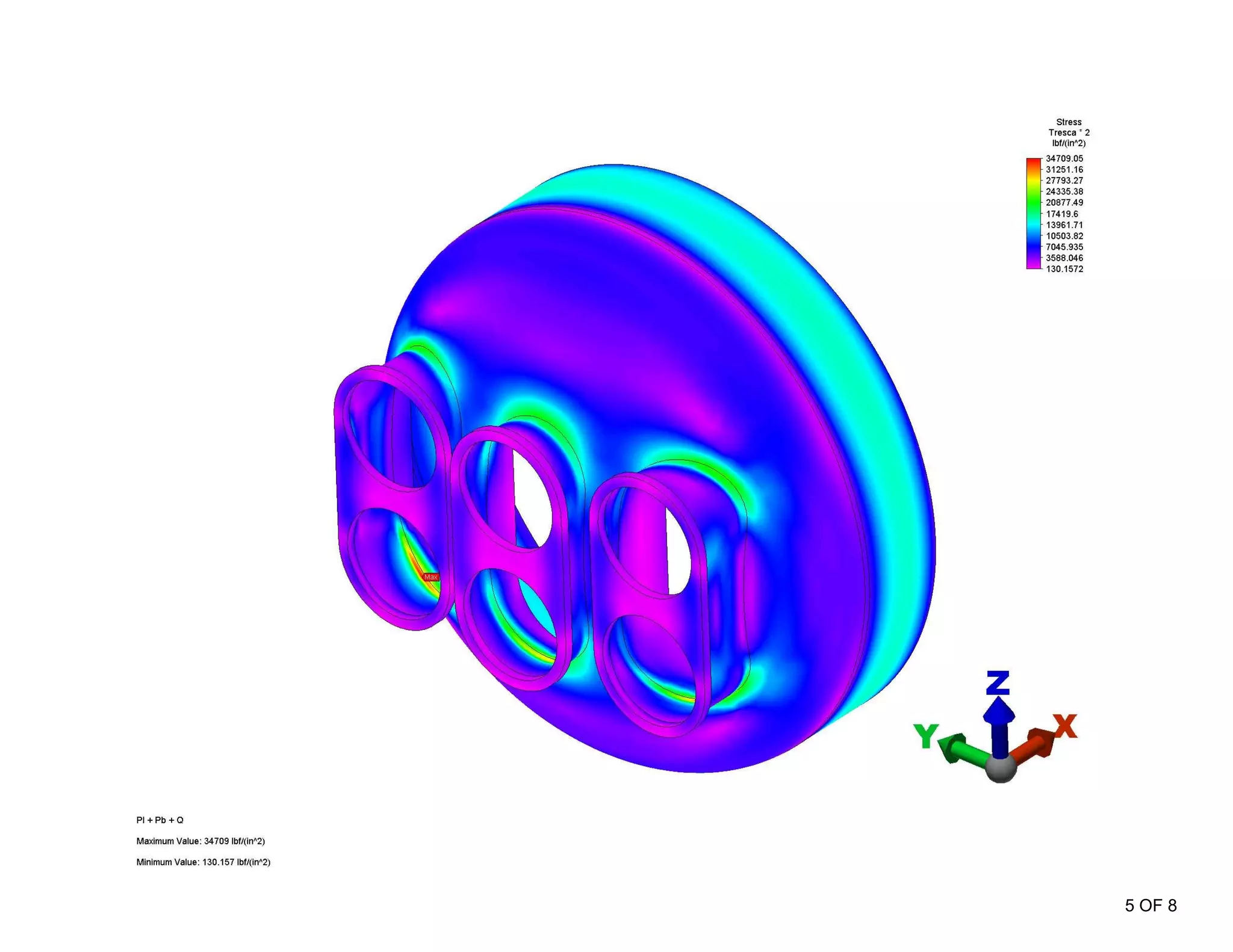 3 Fire Tube Fea Calculation Viii Div2 Ra | DOC