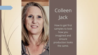 First garment sample production | PPTX