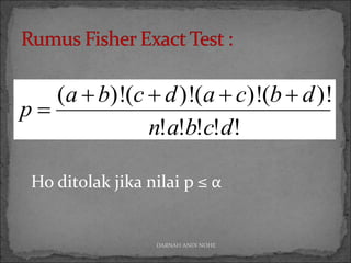 fisher exact test | PPT