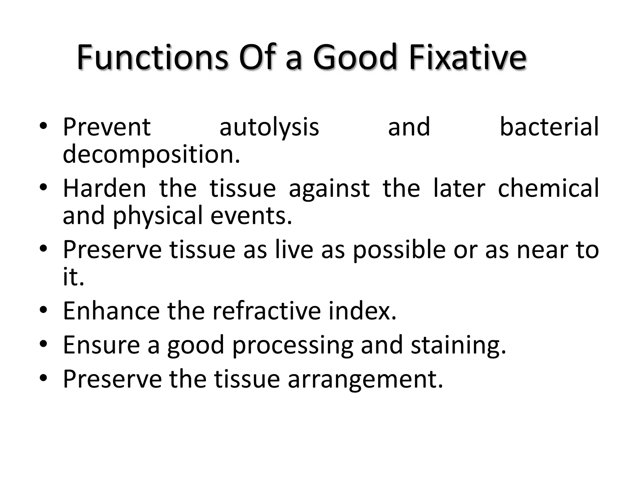 3 Fixation and fixatives all about the fil | PPT