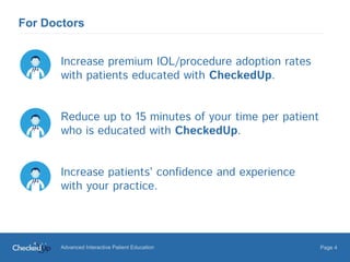 CheckedUp Education | PPT