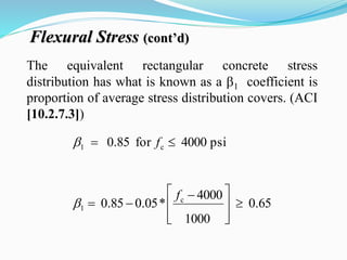 Analysis and Design of Reinforced Concrete Beams | PDF