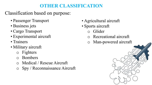 Classification of Aircraft | Flight Mechanics | GATE Aerospace | PPTX