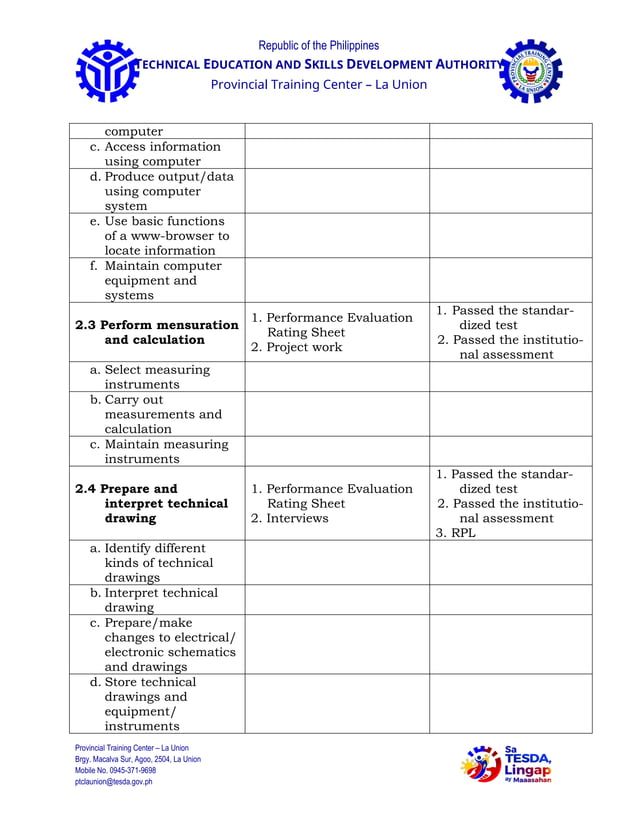 3 Form 4.2 - Evidences Proof of Current Competencies.docx | Resume ...