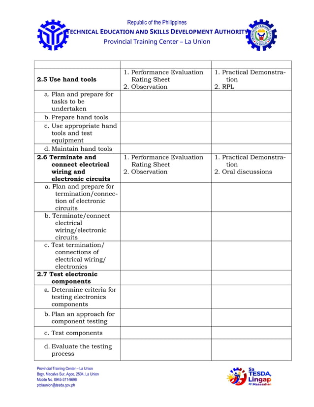 3 Form 4.2 - Evidences Proof of Current Competencies.docx | Resume ...