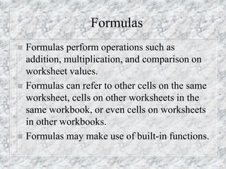 3 Formulas, Ranges, Functions.ppt