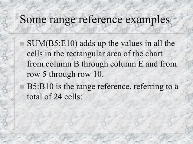 3 Formulas Ranges Functions Ppt