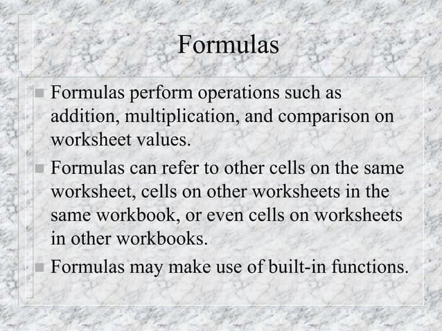 3 Formulas Ranges Functions Ppt