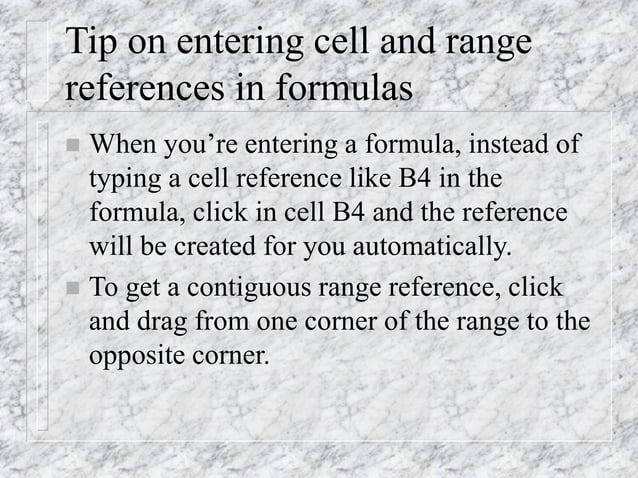 3 Formulas, Ranges, Functions.ppt