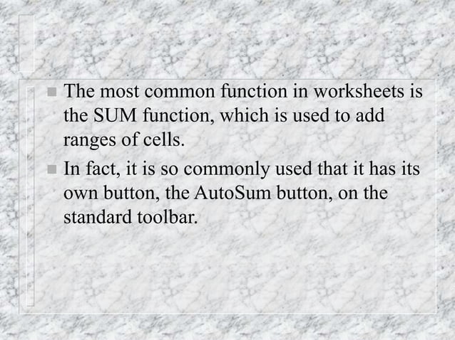 3 Formulas, Ranges, Functions.ppt