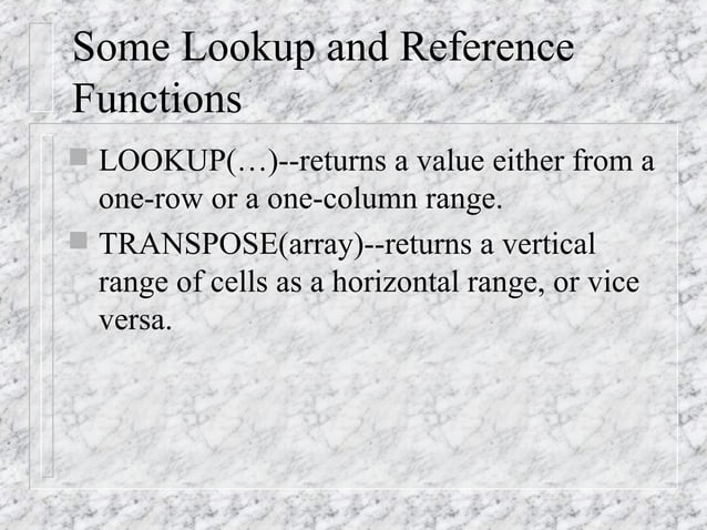 3 Formulas, Ranges, Functions.ppt presentación de excel basico | PPT