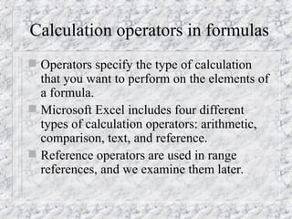 3 Formulas, Ranges, Functions.ppt presentación de excel basico | PPT