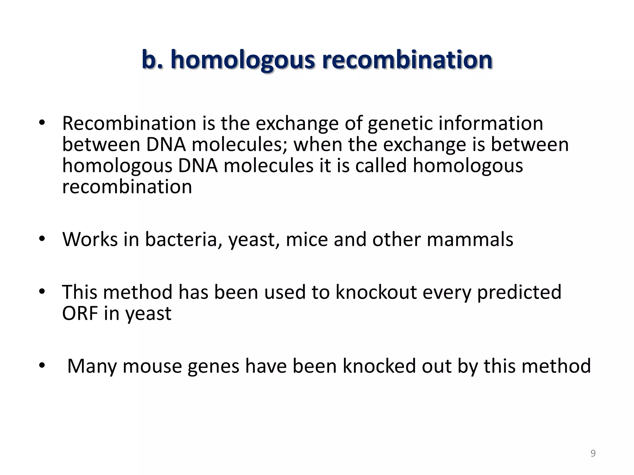Forward and reverse genetics | PPTX