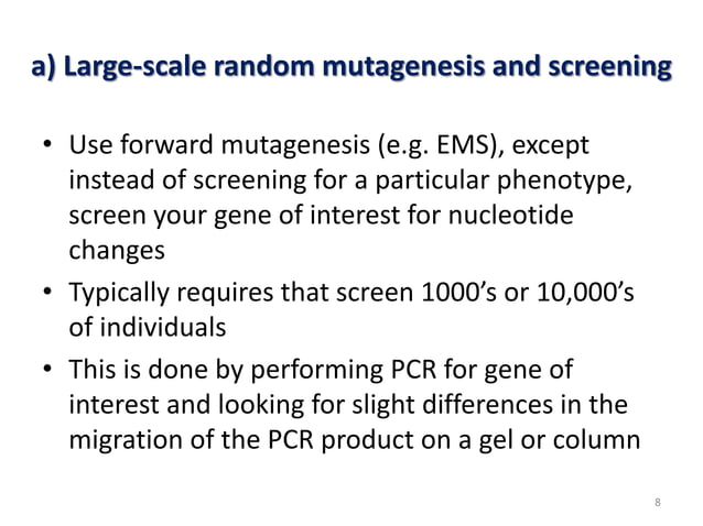 Forward and reverse genetics | PPTX | Genetics | Science