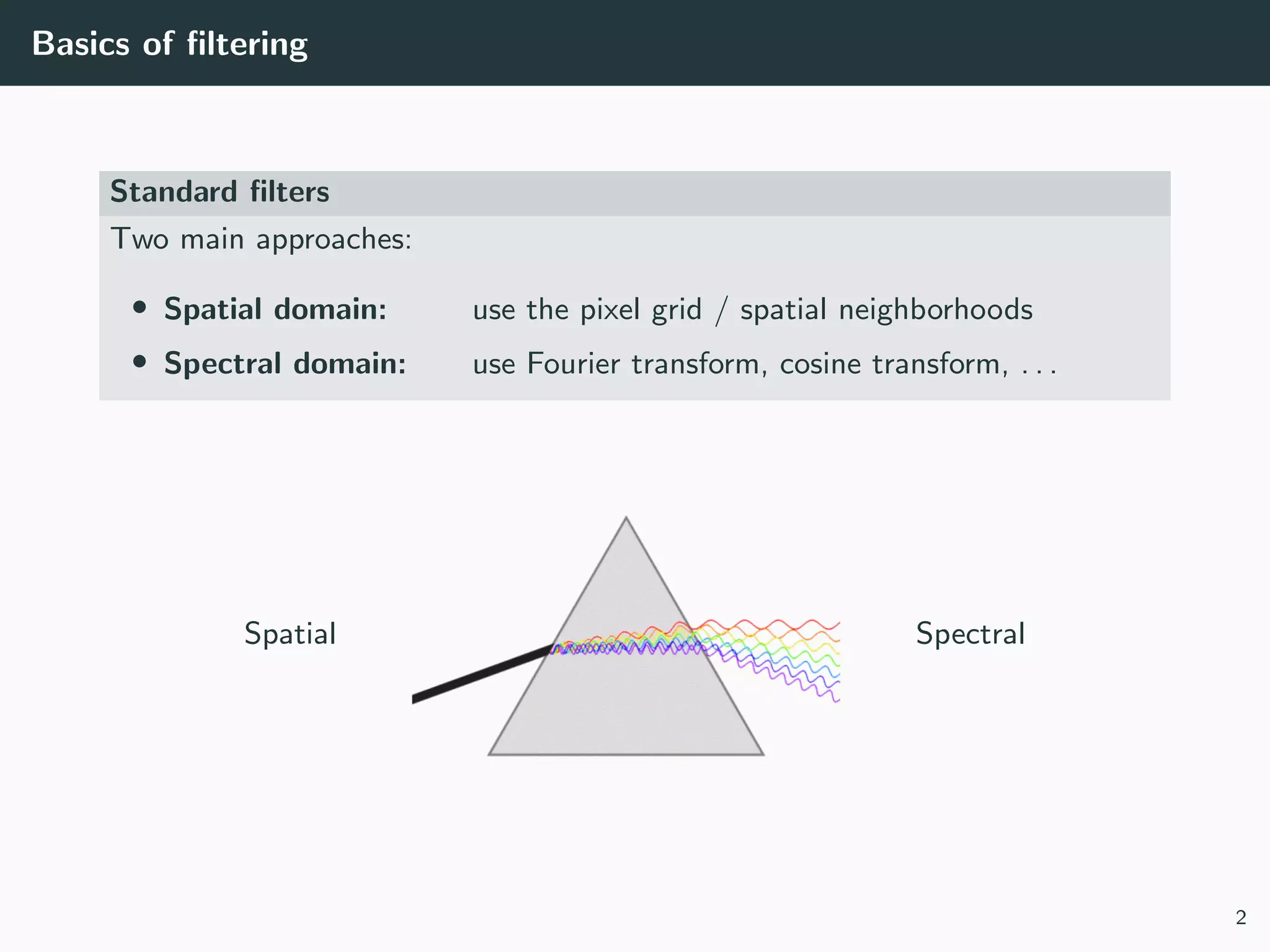 Ivr Chapter 3 Basics Of Filtering Ii Spectral Filters Ppt