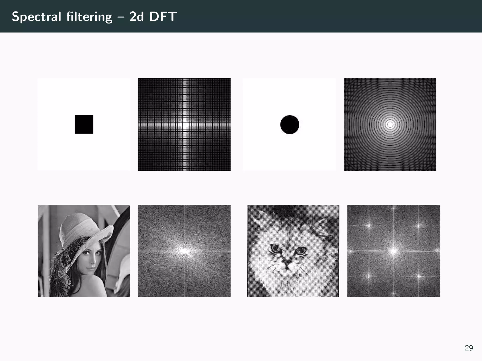 IVR - Chapter 3 - Basics of filtering II: Spectral filters | PPT