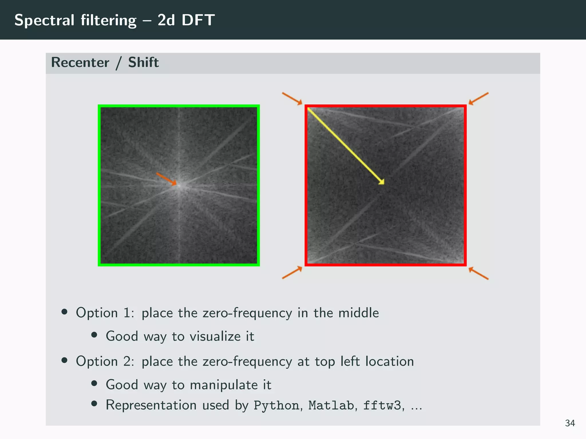 IVR - Chapter 3 - Basics of filtering II: Spectral filters | PPT