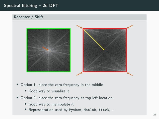 IVR - Chapter 3 - Basics of filtering II: Spectral filters | PPT