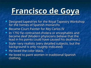 Francisco De Goya PowerPoint Presentation | PPT